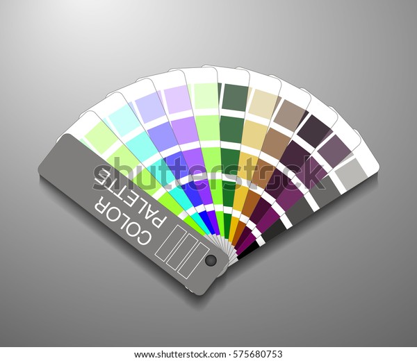 Color Palette Guide Color Scale Design Stock Vector (Royalty Free ...