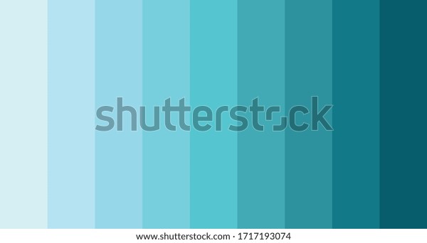 Color Palette Teal Gradienttone Color Guide Stock Vector (Royalty Free ...