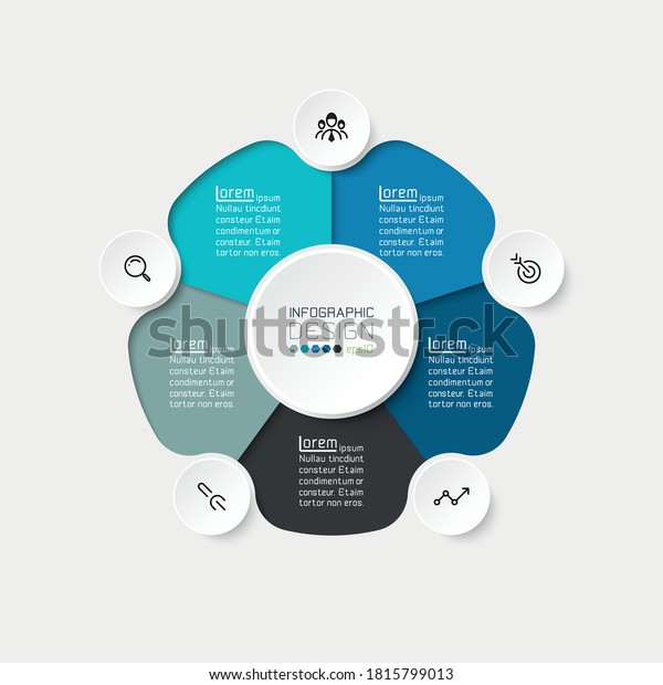 Color Palette Vector Design Diagram Present Stock Vector (Royalty Free ...