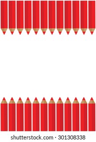Color Pencil Border Stock Vector (Royalty Free) 301308338 | Shutterstock