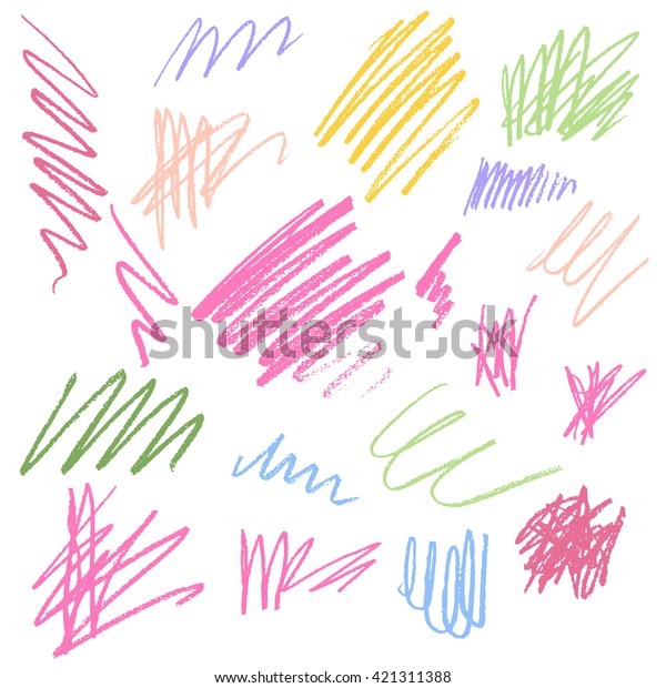 Color Pencil Sketch Background Stock Vector (Royalty Free) 421311388 ...