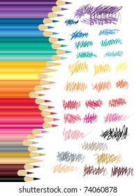 Color Pencil Test Stock Vector (Royalty Free) 74060878 | Shutterstock