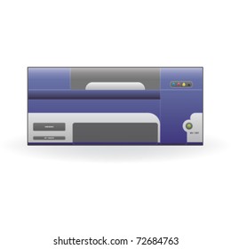 Laser Printer Isolated 3d Rendering Stock Illustration 692415442