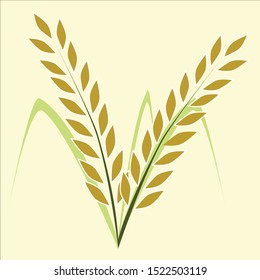 Color Raw Rice Seed Vector Stock Vector (Royalty Free) 1522503119 ...
