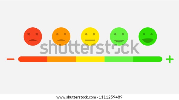 Color Scale Arrow Red Green Scale Stock Vector (Royalty Free) 1111259489
