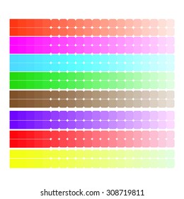 6 Different Color Vector Paper This Stock Vector (Royalty Free) 108426776