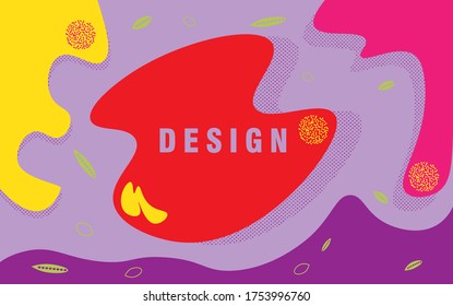 Color Splash Abstract Cartoon Background Children Stock Vector (Royalty ...