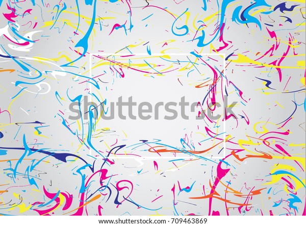 Color Splash Color On White Background Stock Vector (Royalty Free ...