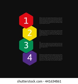 Color Step By Step Vector Illustration Stock Vector (Royalty Free ...