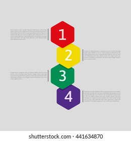 Color Step By Step Vector Illustration Stock Vector (Royalty Free ...