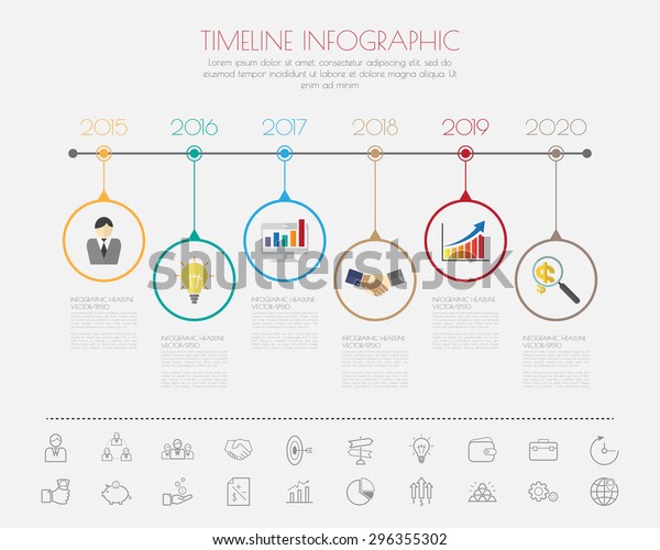 Color Step Design Colour Icon Timeline Stock Vector (Royalty Free ...