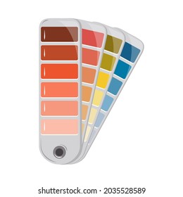 Color Swatch Design Guide Isolated Stock Vector (Royalty Free ...