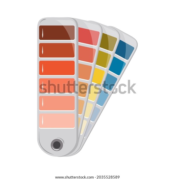 Color Swatch Design Guide Isolated Stock Vector (Royalty Free ...