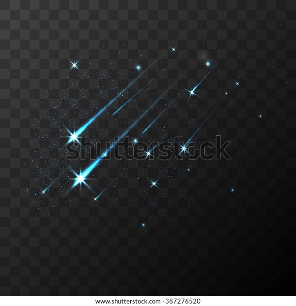 Color Vector Shooting Stars Falling Stars Stock Vector (Royalty Free ...