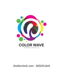 Color Wave Arrow Logo Design Concept Stock Vector (Royalty Free ...