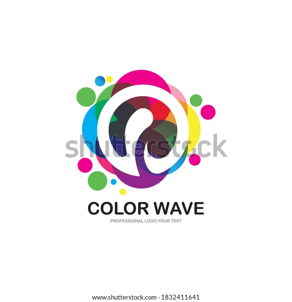 Color Wave Arrow Logo Design Concept Stock Vector (Royalty Free ...
