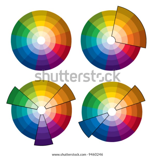Color Wheel Stock Vector (Royalty Free) 9460246 | Shutterstock