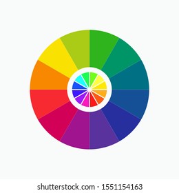 Editable Color Wheel Template Copy Paste Stock Vector (Royalty Free ...