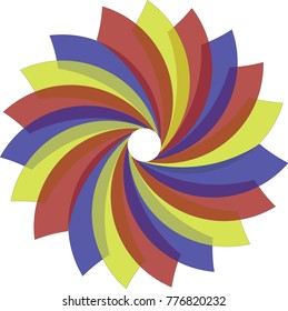 Color Wheel Includes Colors Red Yellow Stock Vector (Royalty Free ...
