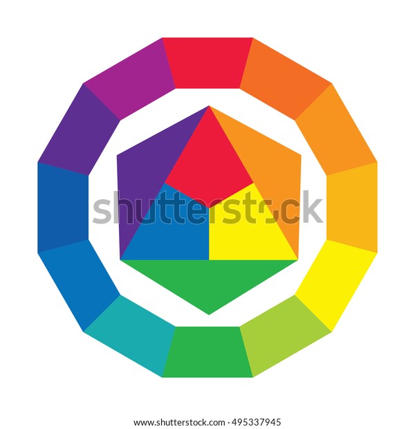 Color Wheel Vector Stock Vector (Royalty Free) 495337945 | Shutterstock