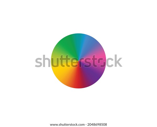 Color Wheel Vector Illustration Guide Stock Vector (Royalty Free ...