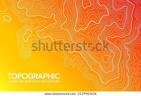 Color Worm Color Tone Background Contours Stock Vector (Royalty Free ...
