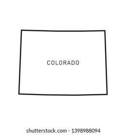 5,002 Colorado outline Images, Stock Photos & Vectors | Shutterstock