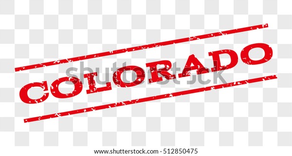 Colorado Watermark Stamp Text Caption Between Stock Vector (Royalty ...