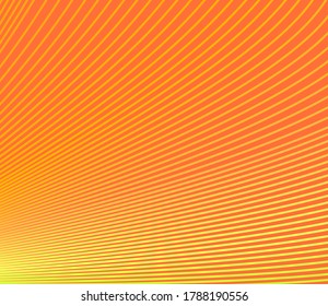 Colored Background Yelloworange Lines Stock Vector (Royalty Free ...
