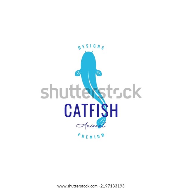 Colored Catfish Food Logo Design Stock Vector (Royalty Free) 2197133193 ...