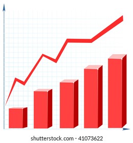 Oil Drum Falling Red Graph Oil Stock Vector (Royalty Free) 1769249201