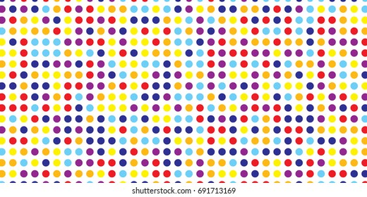 Colored Dot Pattern Vector Illustration Small Stock Vector (Royalty ...