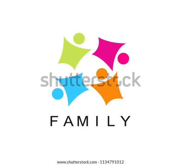 colored family logo