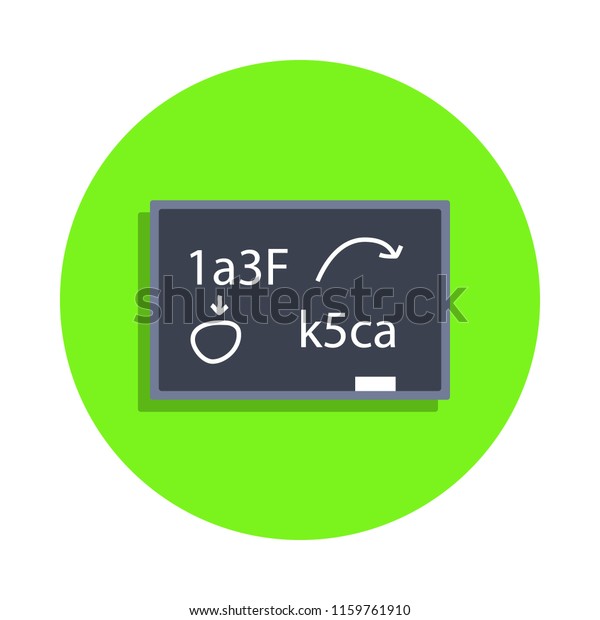 Colored Locator Board Formulas Green Badge Stock Vector (Royalty Free ...