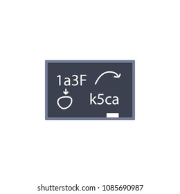 Colored Locator Board Formulas Icon Element Stock Vector (Royalty Free ...