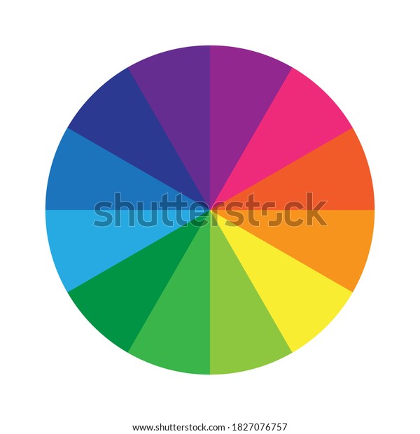 Colored Sectors Great Design Any Purposes Stock Vector (Royalty Free ...