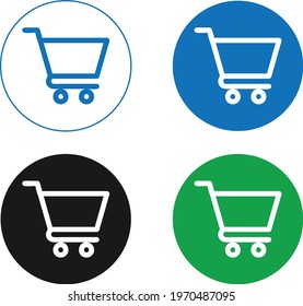 Colored Shopping Icon Logo Set Stock Vector (Royalty Free) 1970487095 ...