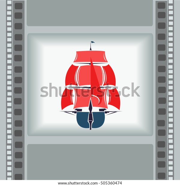 Colored Vector Background Picture Film Image Stock Vector (Royalty Free ...