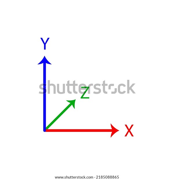 líneas de eje x , y: vector de stock (libre de regalías) 2185088865 ...