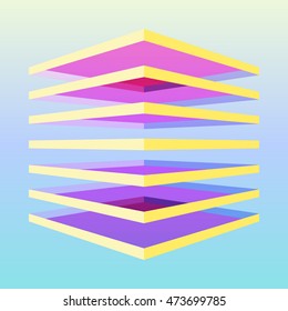 9,971 Cube layers Images, Stock Photos & Vectors | Shutterstock