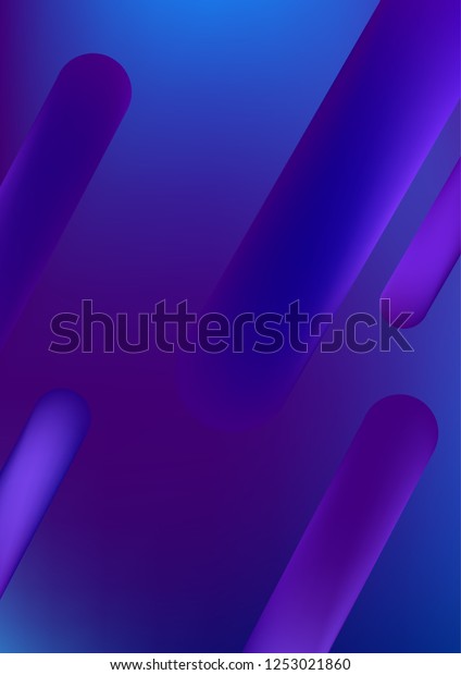 Colorful A4 Background Simple Fluid Shapes Stock Vector (Royalty Free ...