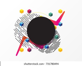Colorful Abstract Background Geometric Element Vector Stock Vector (Royalty Free) 731780494 ...