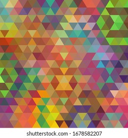 Colorful Abstract Background Multicolored Triangles Vector Stock Vector ...