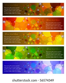 Colorful Abstract Banner Set Stock Vector (Royalty Free) 56574349 ...