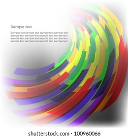 Colorful Abstract Card Vector Stock Vector (Royalty Free) 100960066 ...