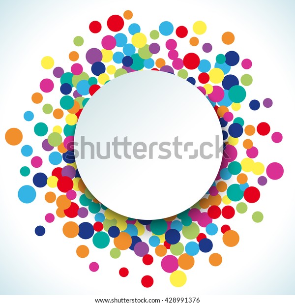 Colorful Abstract Dot Background Vector Illustration Stock Vector ...