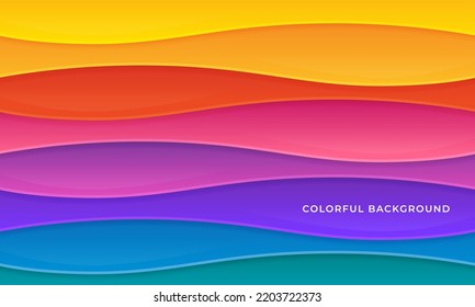 Colorful Abstract Empty Background Design Many Stock Vector (Royalty ...