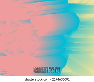 Colorful Abstract Gradation Background Wallpapergradient Stock Vector ...