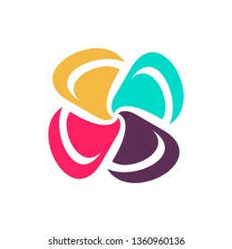 Colorful Abstract Logo Design Template Stock Vector (Royalty Free ...