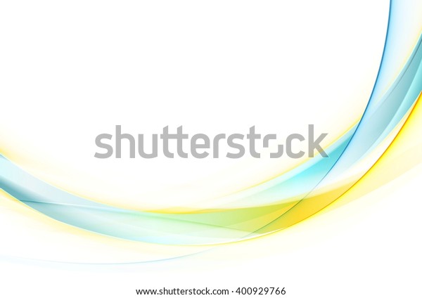 Colorful Abstract Smooth Waves Design Vector Stock Vector (Royalty Free ...